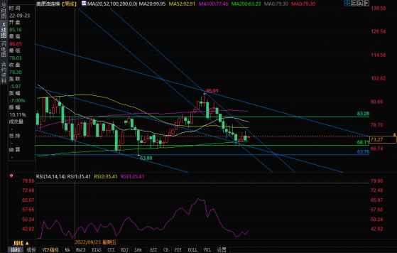 2024年WTI原油预测：初步支撑位68.78 提供者 FX678